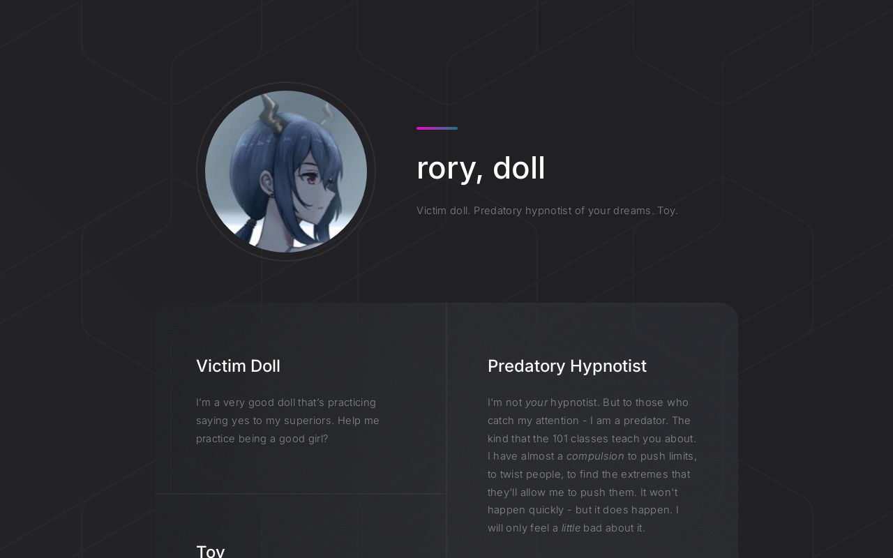 rory, doll
